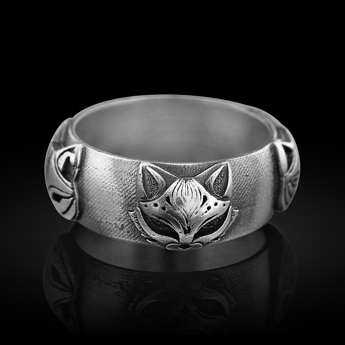Kitsune Tilki Maskesi Yüzük - Erkek Yüzük Modelleri